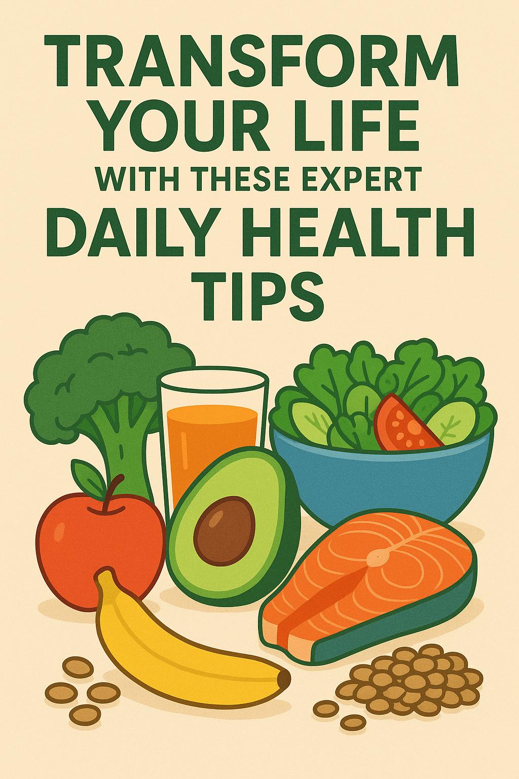 "Best Daily Health Tips for a Healthy Life